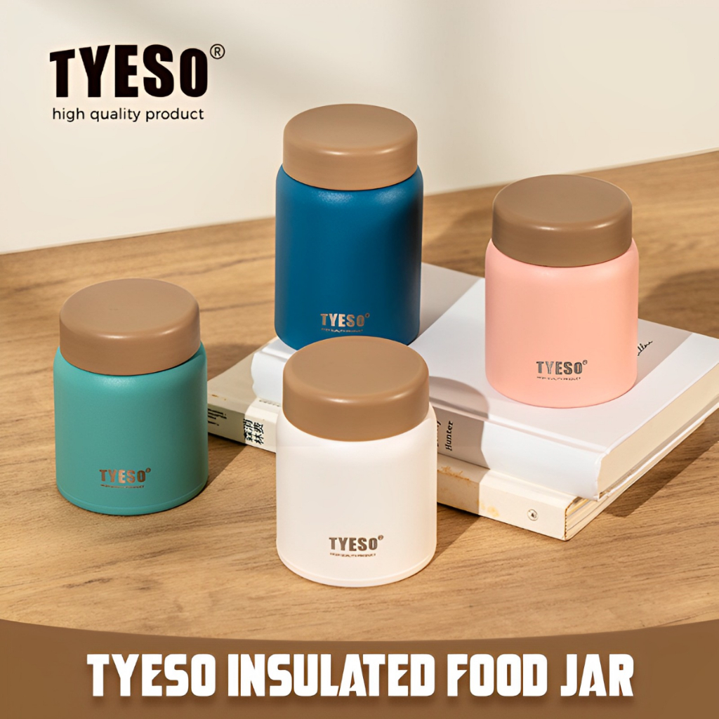 TYESO 220ml/280ml 304 Stainless Steel Vacuum Flask thermos Food Jar ...