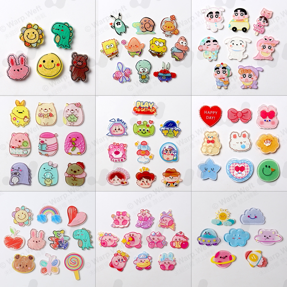 Cute Cartoon New Jibbitz Set for Crocs Clogs, ToyStory/Kuromi/Kirby ...
