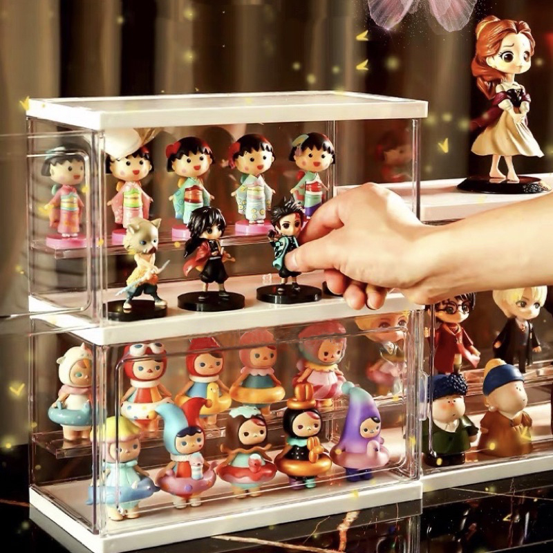 Stackable Acrylic Display Box Toys Display Storage Box Transparent ...