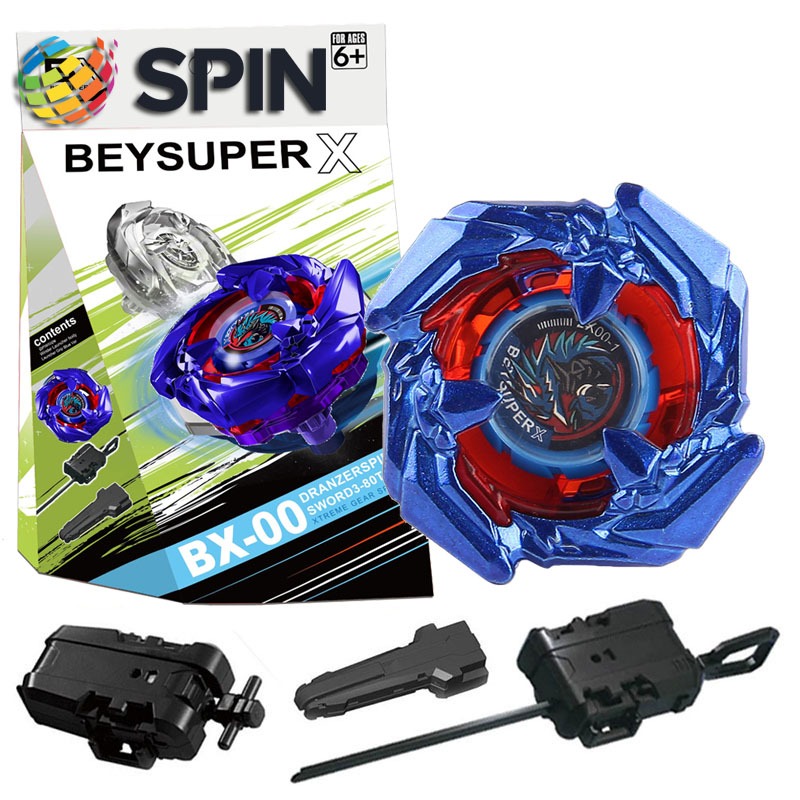 Beyblade X Xtreme BX00-1 Dranzer Spiral with Launcher Grip Set for ...