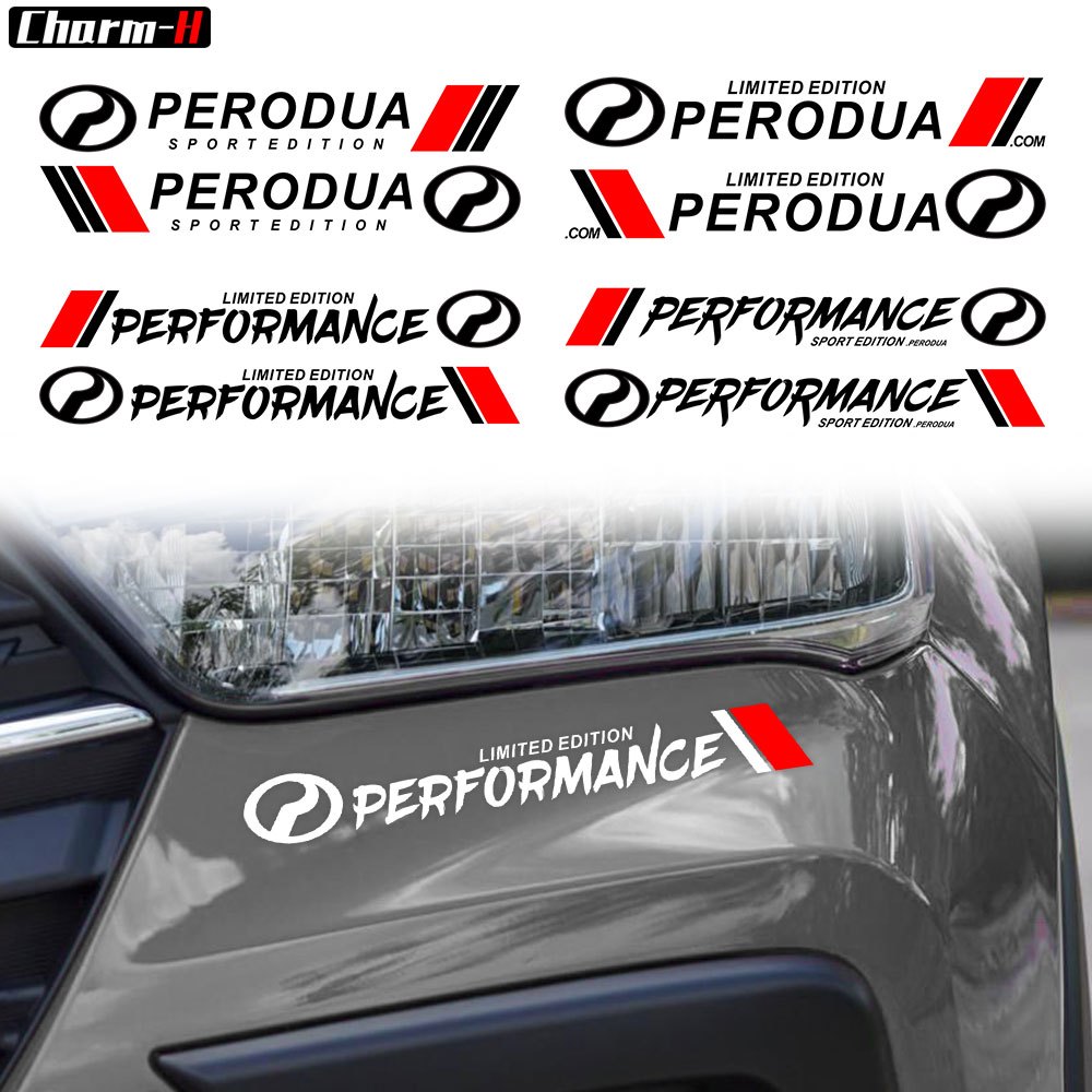 2cs 25CM Car Bumper Headlight Trunk Window Sticker Limited Edition ...