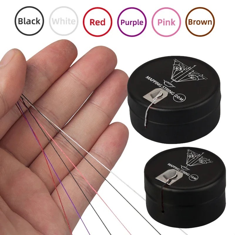10/20M Microblading Mapping String Eyebrow Pre-Inked Thread Mapping ...