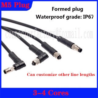 1m cable plug threaded locking connector industrial accessories ...