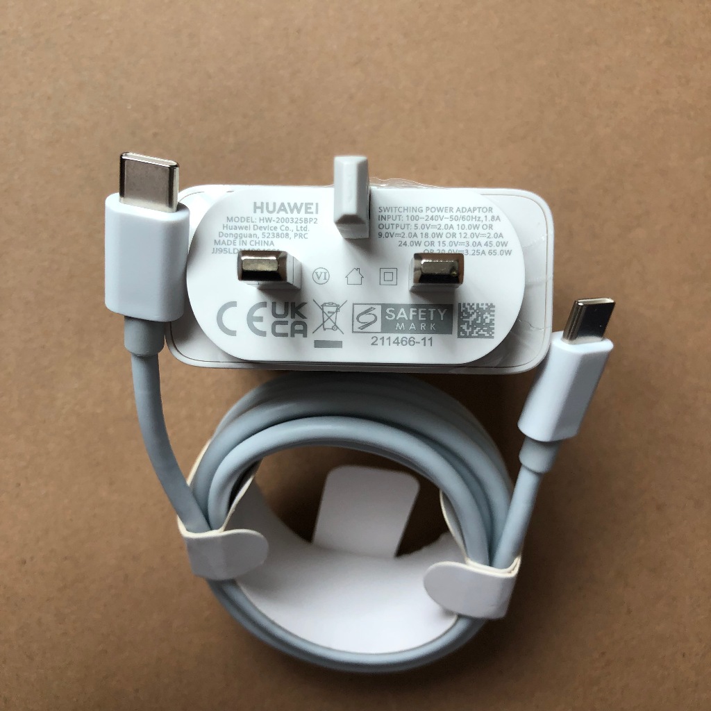 UK Huawei 65W Charger MateBook D15 Notebook Adapter MateBook 13/14/X S ...