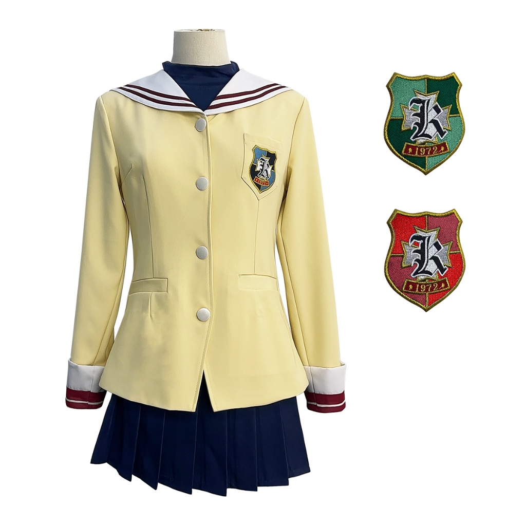 HOLOUN Clannad Cosplay Costume Anime Furukawa Nagisa Fujibayashi Kyou ...