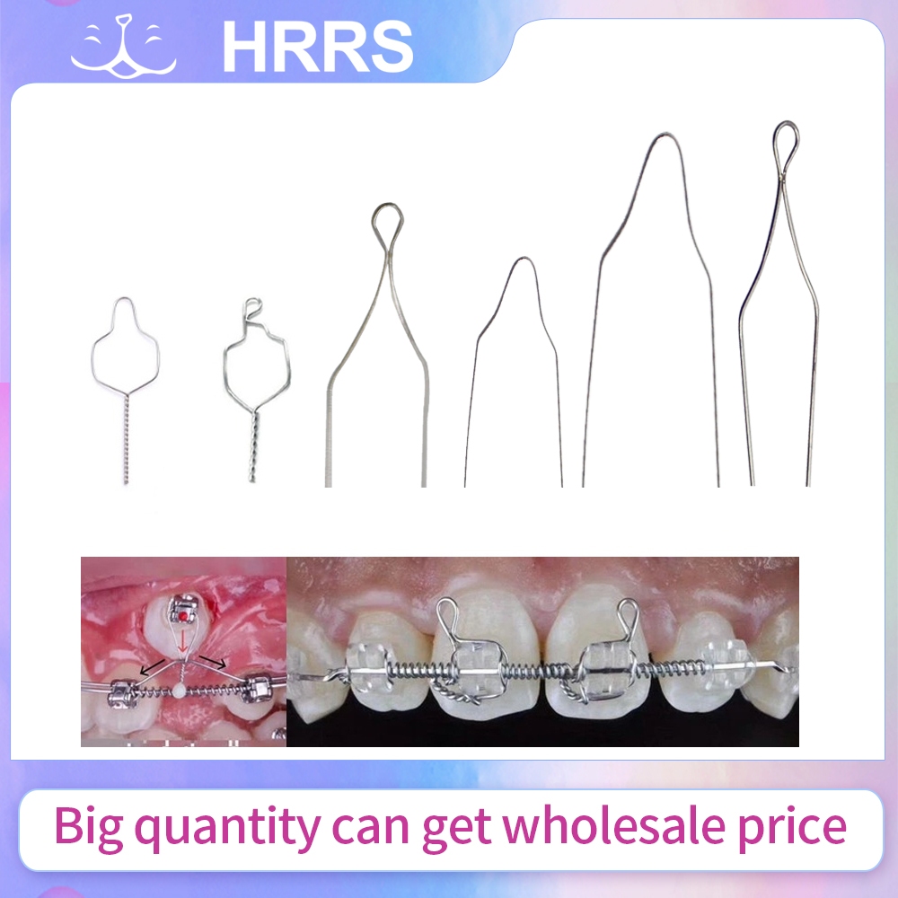 100pcs/pack Orthodontic Wire Dental Ligature Wires Kobayashi Metal ...
