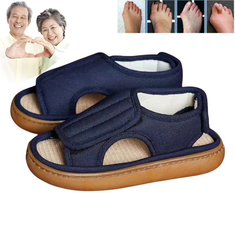 Summer Men Or Women Diabetes Slippers Foot Floating Swollen Wide-Foot ...