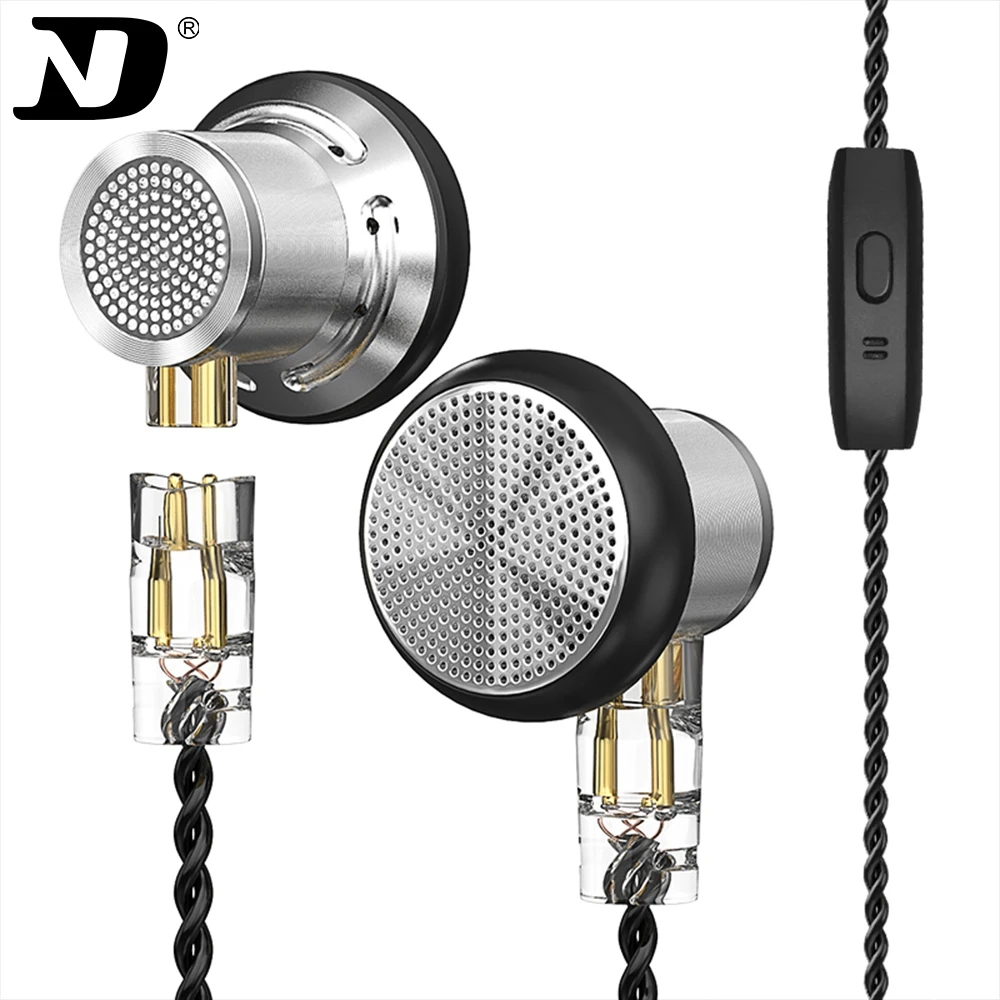 ND DTS 14.2mm Large Sized Dynamic Driver Unit Wired Headphones In Ear ...