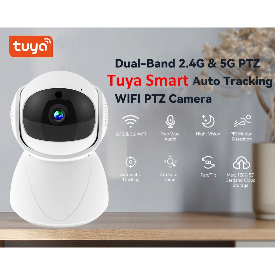 WiFi TUYA smart camera home remote home conversation with voice 360 ...