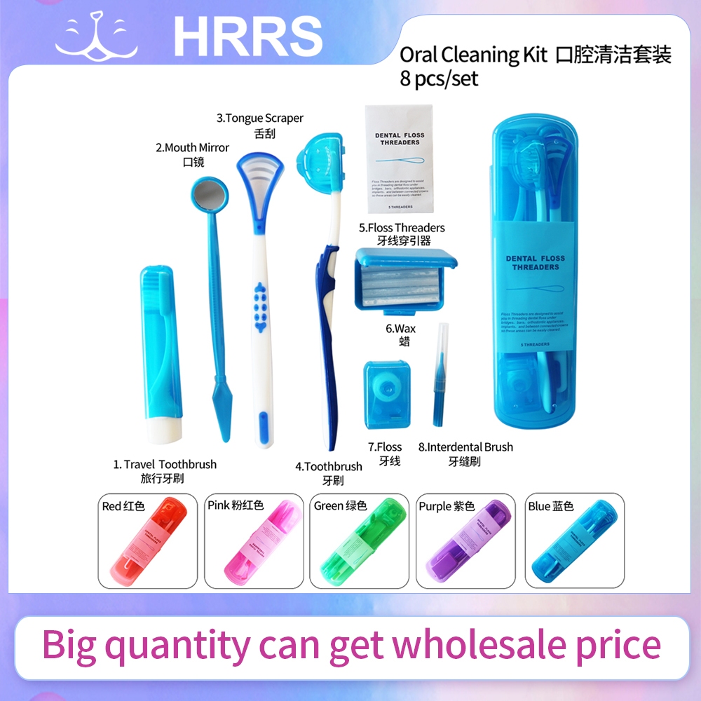 1box 8Pcs Orthodontic Oral Care Cleaning Braces Dental Teeth Kits ...