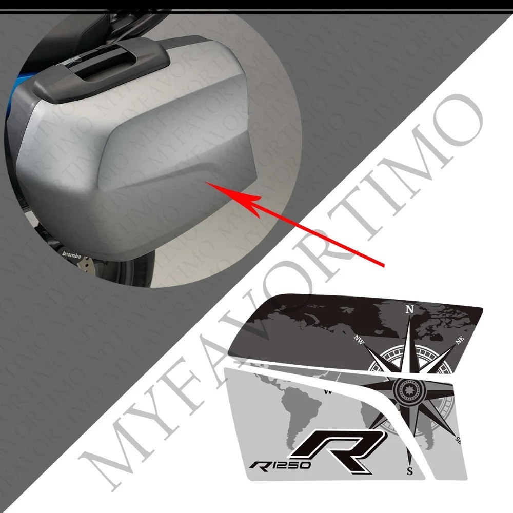 R R1200 R1250 For BMW R1200R R1250R R 1200 1250 Tank Pad Trunk Luggage ...