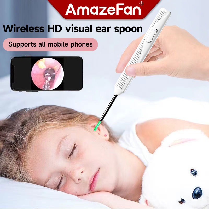 AmazeFan Wireless Ear pick Smart Visual Ear Picker 800W HD Pixels Ear ...