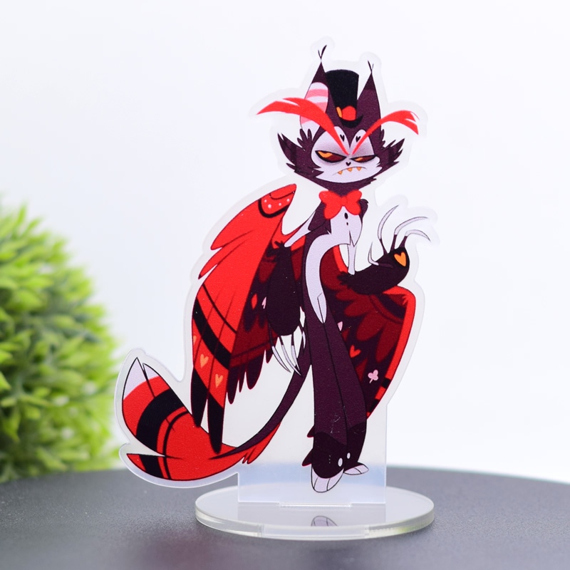 10CM Hazbin Hotel Acrylic Stand Desk Decor Figures 9 Styles Cartoon ...