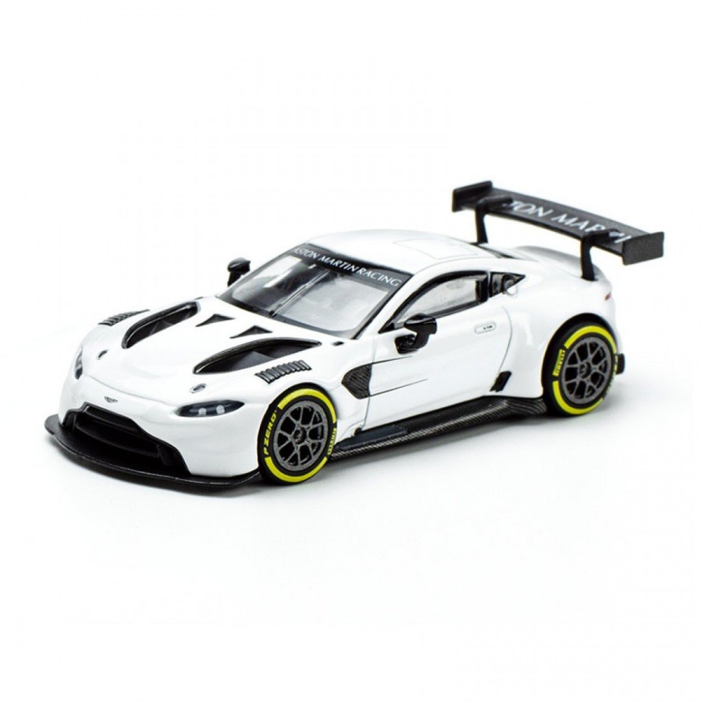 Poprace PR640045 1/64 ASTON MARTIN GT3 WHITE DIECAST SCALE MODEL CAR ...