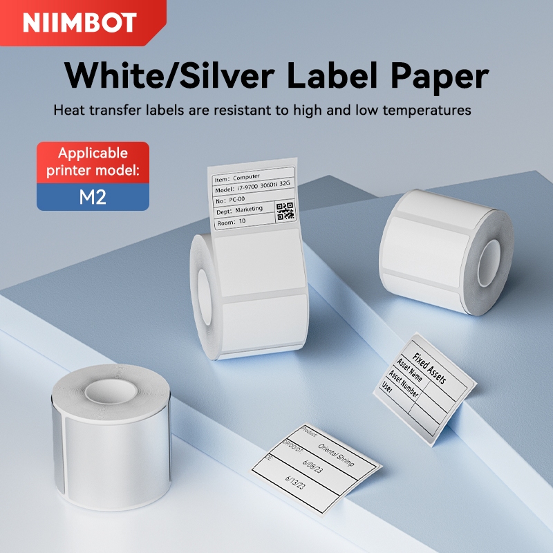 [For M2] NIIMBOT M2 Thermal Transfer Label, Durable PET Material ...