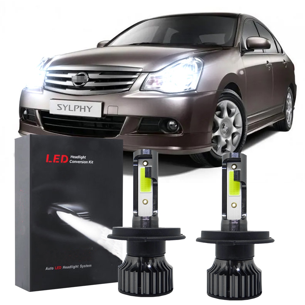 For Nissan Sylphy (G11) 2008 - 2014 (100% Headlamp Bulbs) 2PCS WHITE 12 ...