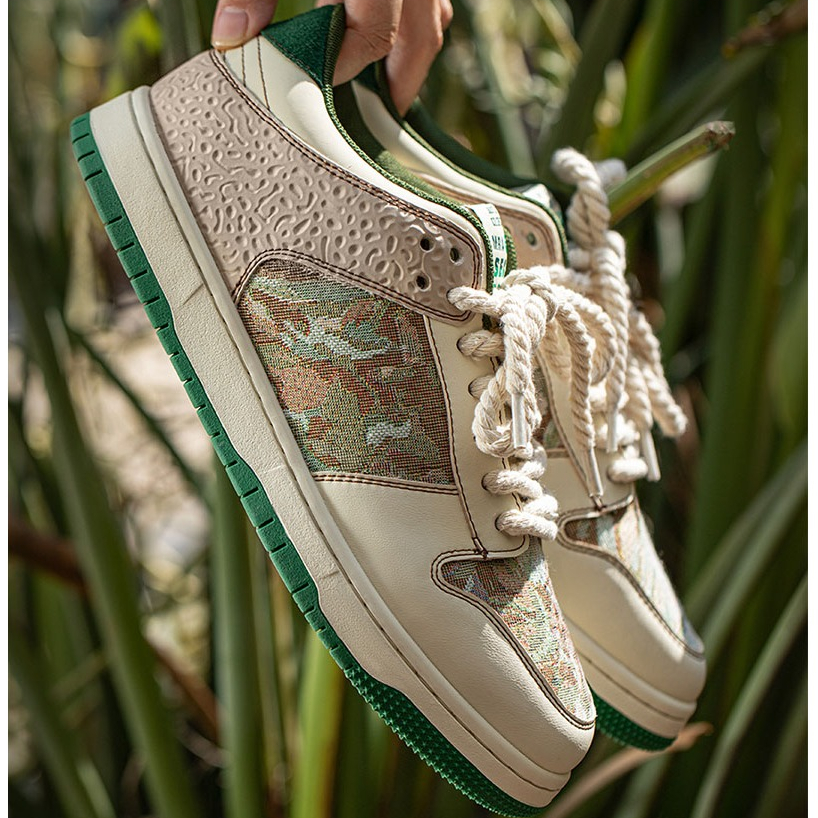 Modern Men's Shoes MRA Secret Forest Oil Painting Sneakers Men's Shoes ...