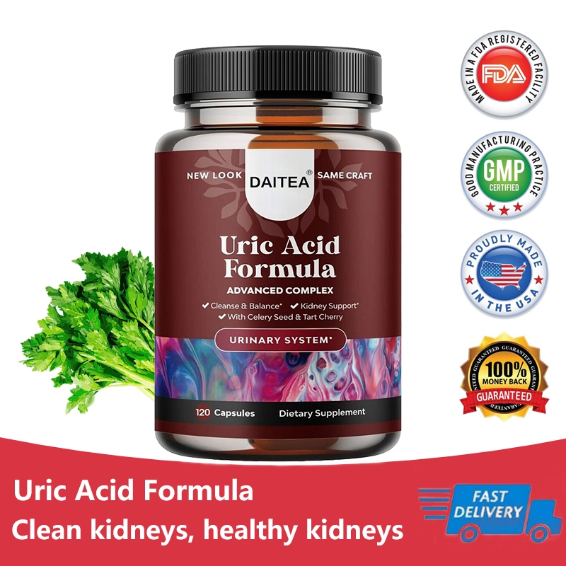 Uric Acid Kidney Support Vitamin Supplement - Cleanses Kidneys ...