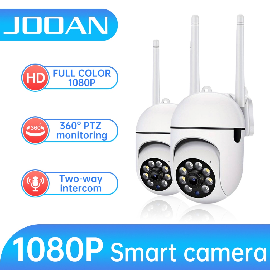 Jooan PTZ wireless CCTV WIFI Camera IP 360 Full color night vision Home ...