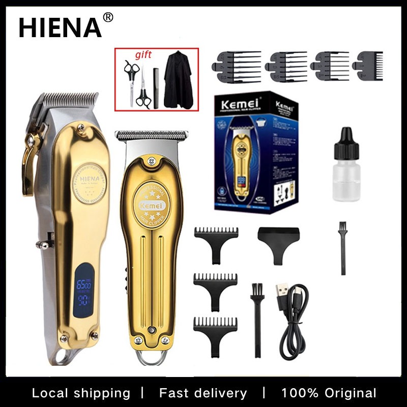 HIENA USB Rechargeable Hair Trimmer Beard Trimmer Body Face Hair ...