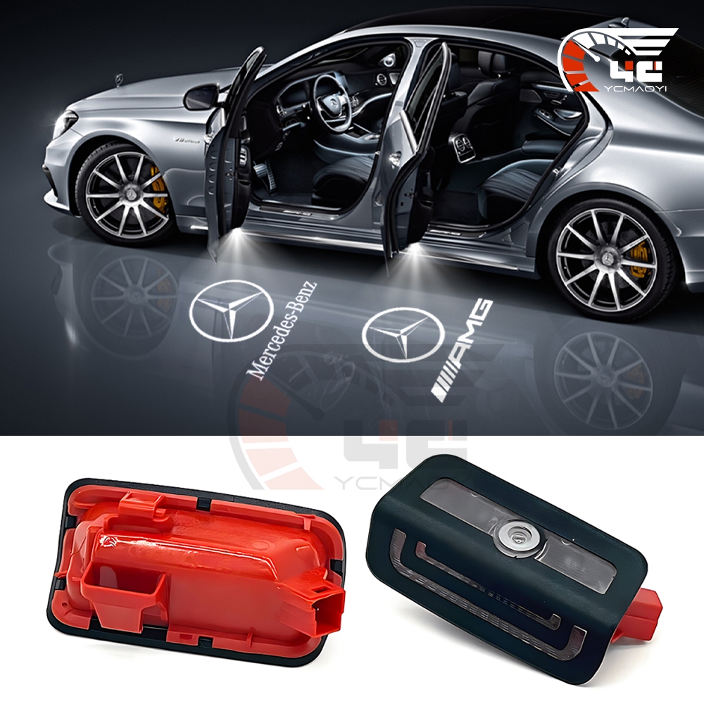 New 2/4Pcs Car Door Welcome Light For Mercedes Benz W206 2022-2024 W214 ...
