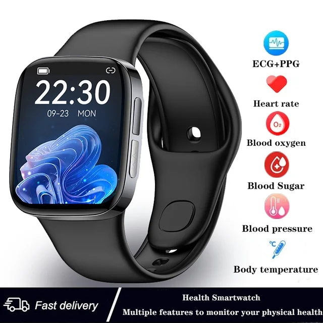 Multilingual Blood Glucose Meter Smart Watch Bluetooth Communication ...