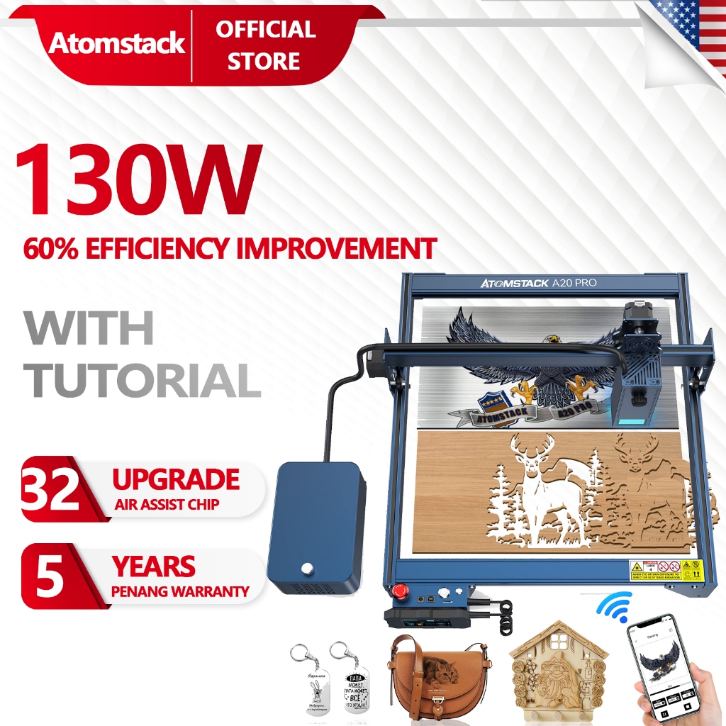 Atomstack A20 Pro Laser Engraver Engraving Cutting Machine With F30 Pro ...