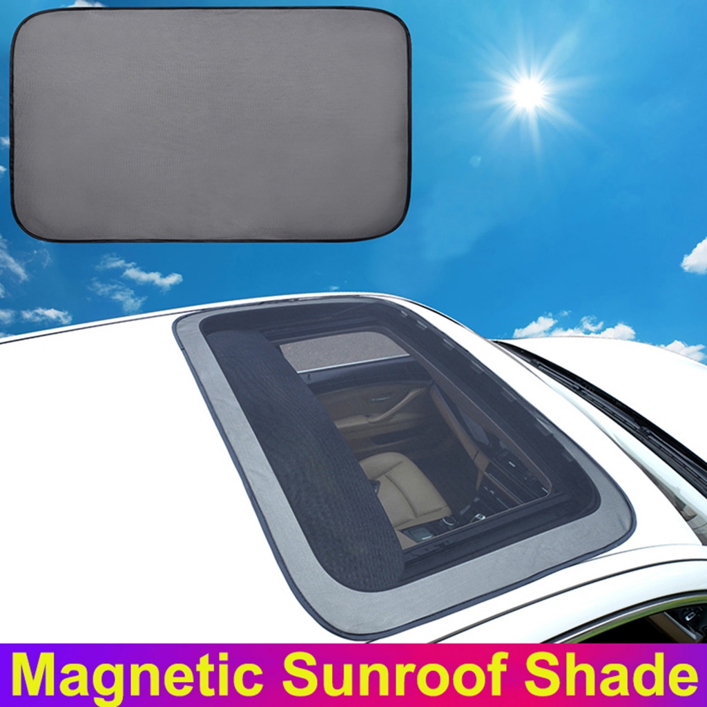 Universal Magnetic Sunroof Sun Shade Moonroof Mesh Curtain Cover Car ...