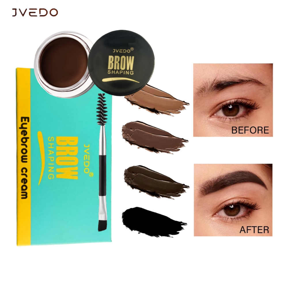 Eyebrow Cream,Brow Color Long Lasting Waterproof Eyebrow Pomade Gel ...