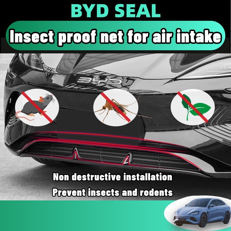 Byd seal accessories bodykit Insect-Proof Net Front grille air inlet ...