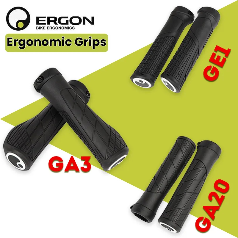 ERGON Bicycle Ergonomics Grips Anti-skid Rubber Mountain Bike Grips ...