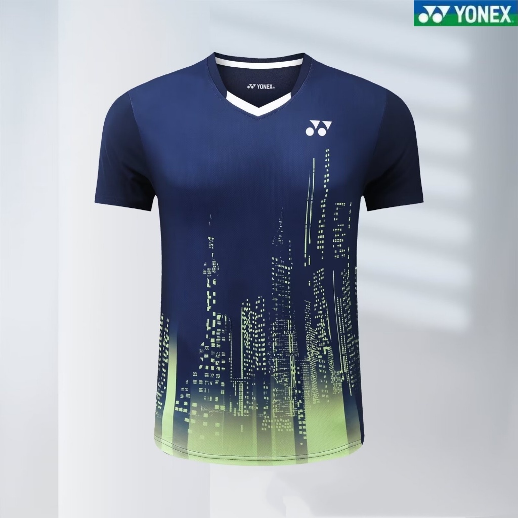 YONEX 2024 New YY Badminton Shirt Men's and Women's Quick Drying Breathable Competition Training ...