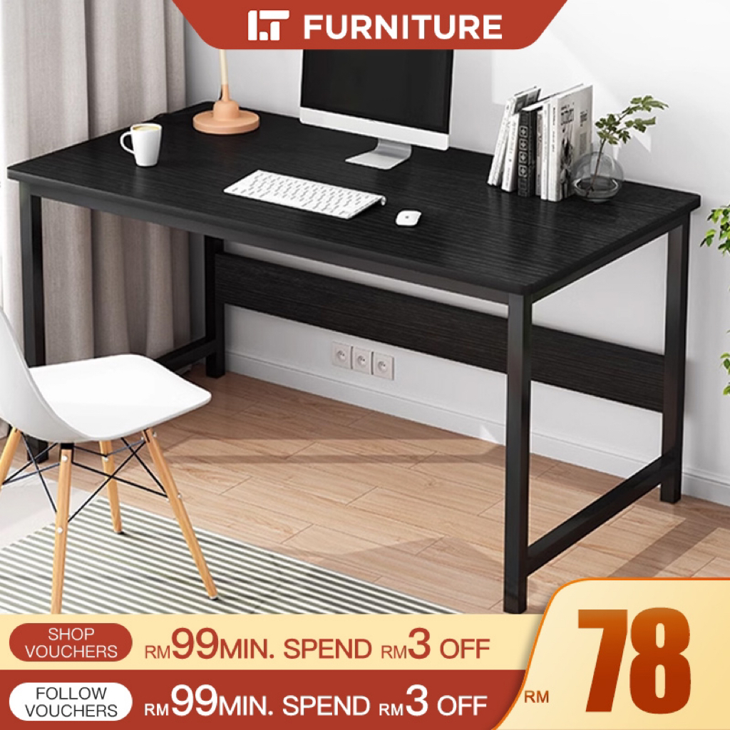 140CM Meja Student study Desk Computer Table modern writing living room ...