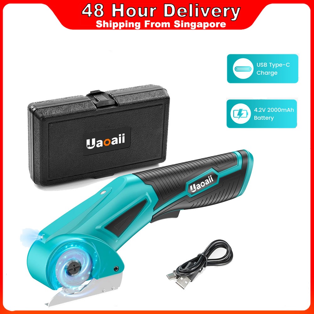 Cordless Portable USB Electric Scissors 4V Electric Cardboard Box ...