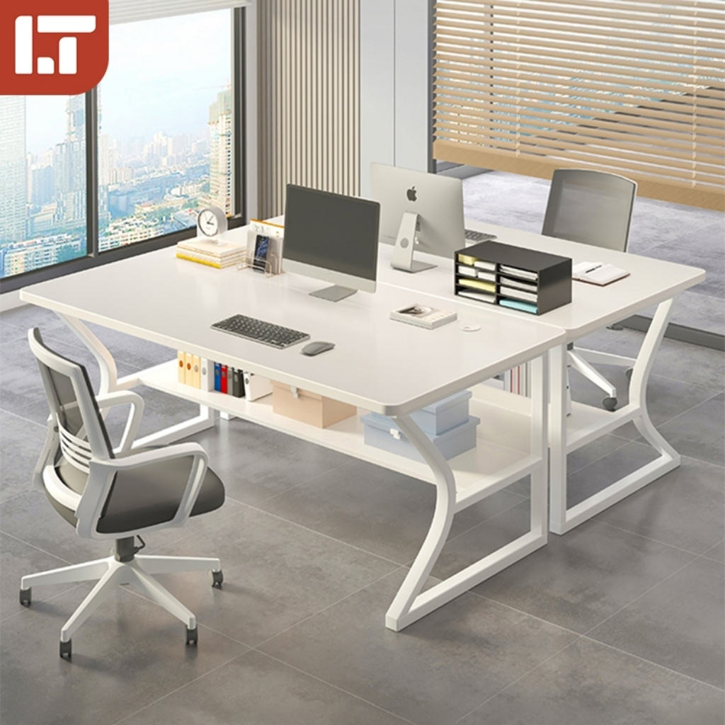 Office Table Working Table Home Office Desk Meja Office Wooden Meeting ...