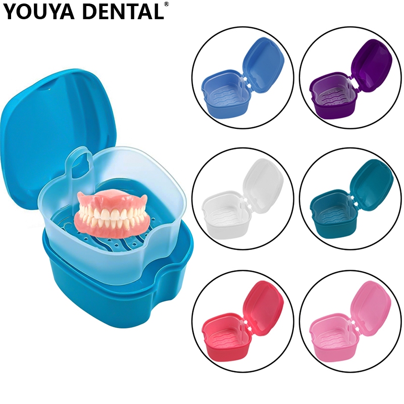 False Teeth Storage Box Denture Box Retainer Storage Box Denture ...