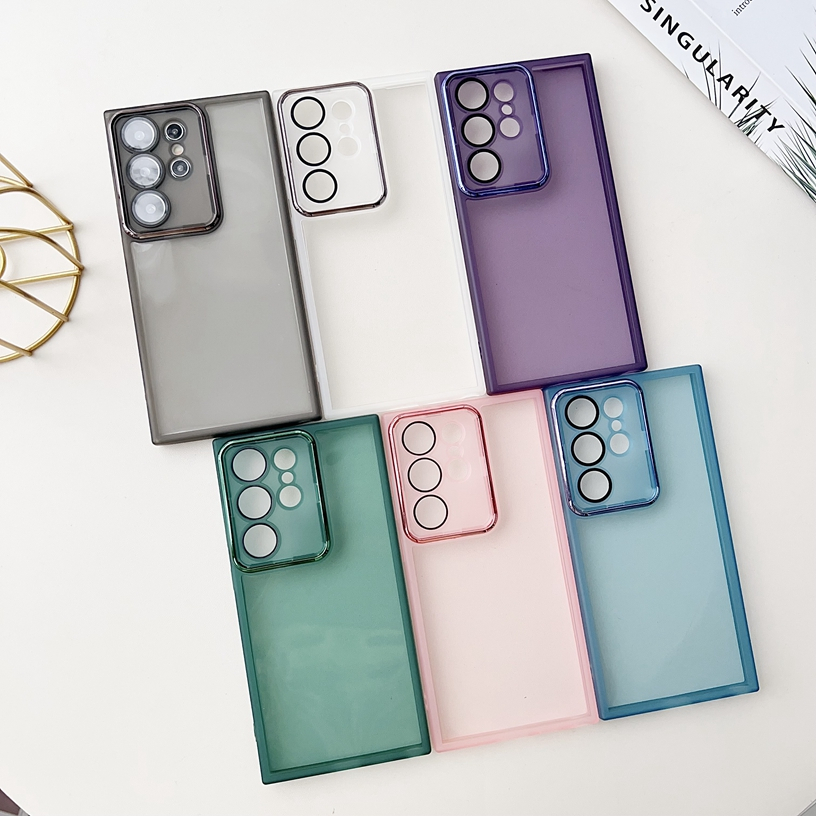 Plating Soft TPU Case OPPO A52 A72 A53 A33 A32 A54 4G A55 A36 A76 A57 ...
