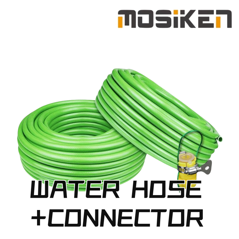 5m 10m 20m 30m 35m 50m Reinforced PVC Flexible Garden Hose Green Getah ...
