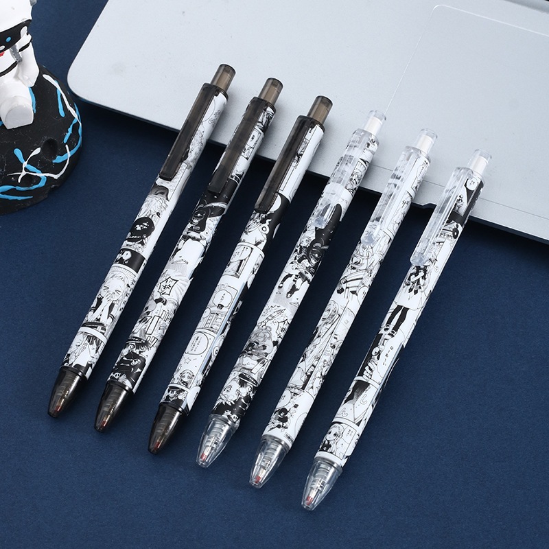 Press Pen Anime Gel Pen Cute High-value Cartoon 0.5mm Student ...