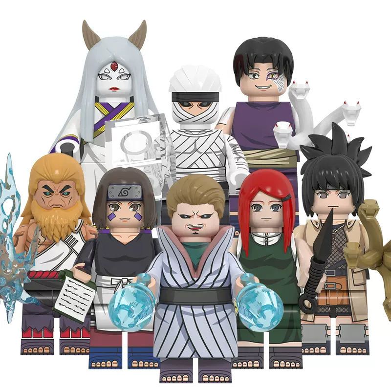 Block Toys Figure Cartoon Kabuto Kaguya Raikage Kushina WM6154 | Shopee ...