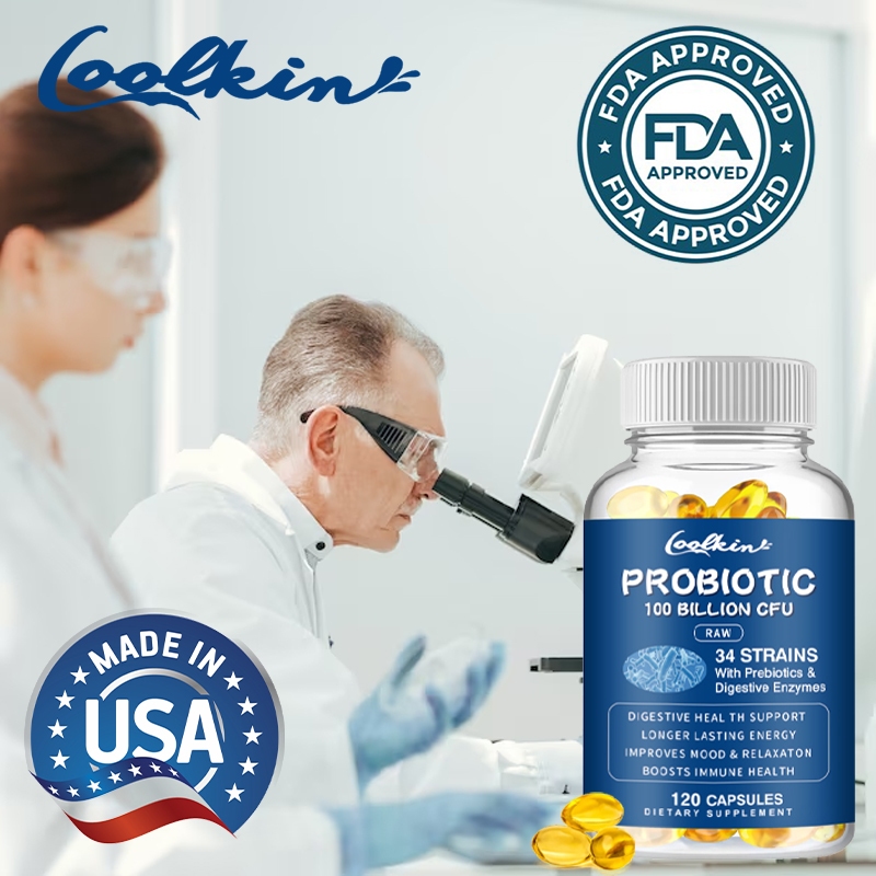 Coolkin PROBIOTIC, 120 Daily Release Capsules, builds and maintains ...