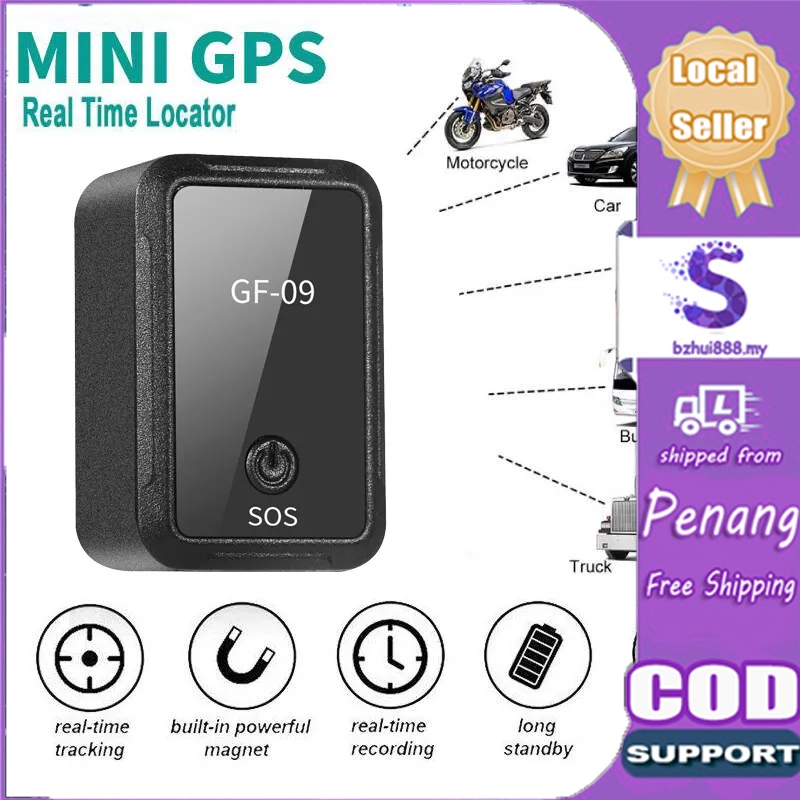 【Malaysia Spot Sale】New GF09 Smart GPS Tracker for Car malaysia Mini ...