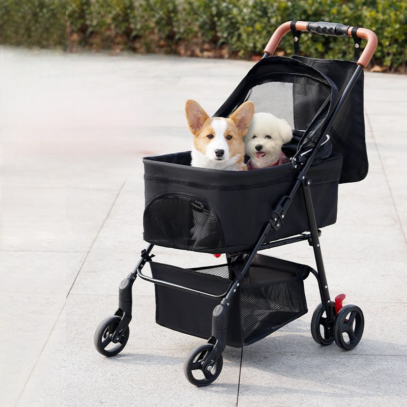 4 days delivery Pet Stroller, Dog Stroller for Medium Small Dog with ...