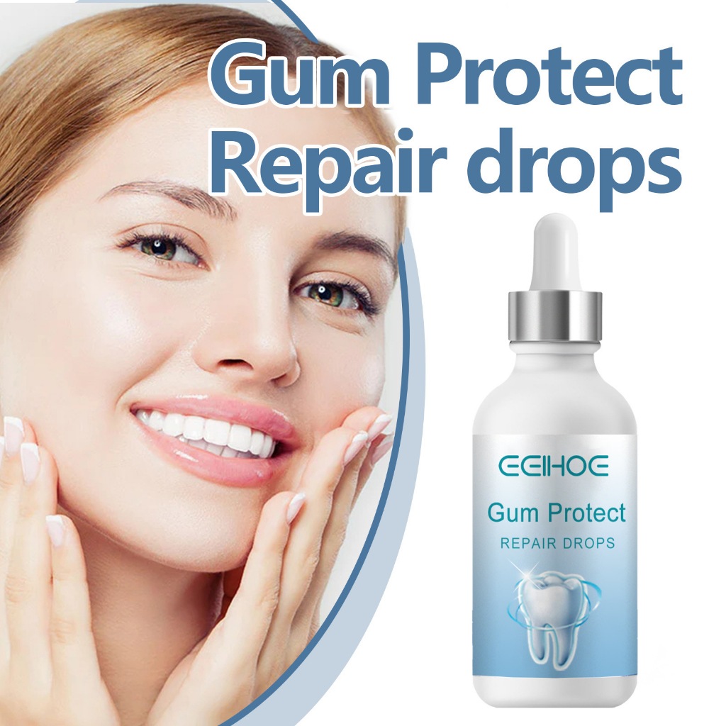 Eelhoe Natural Gum Repair Drops 30ml Effectively Reduce Halitosis Teeth ...