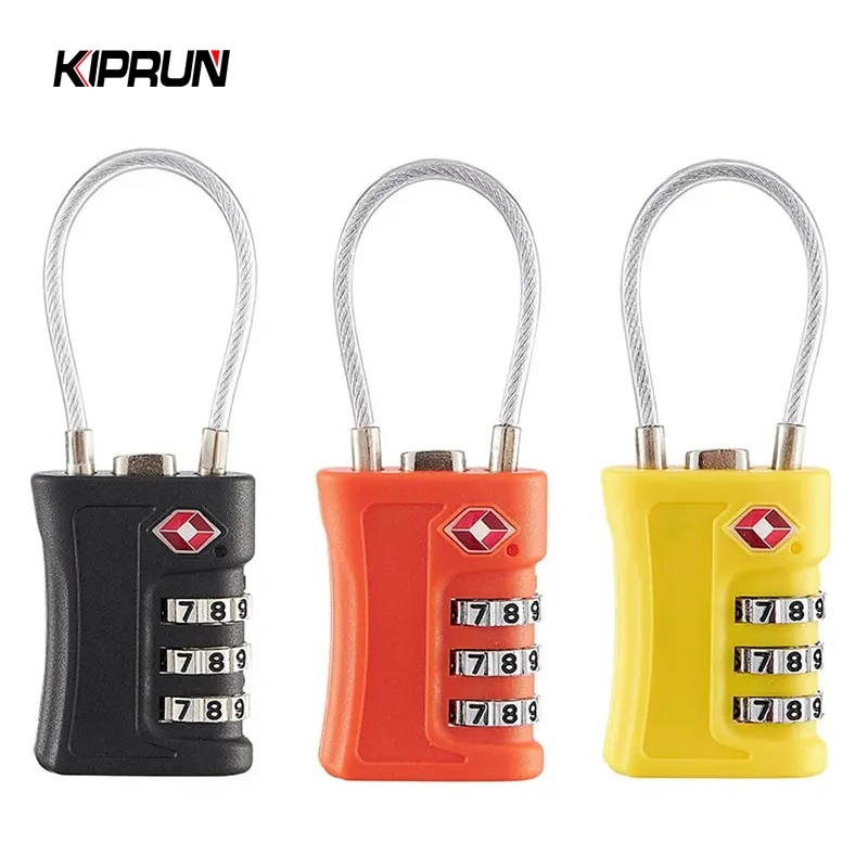 KIPRUN Luggage Lock Cable Travel Lock, TSA Approved Cable Travel 3 ...