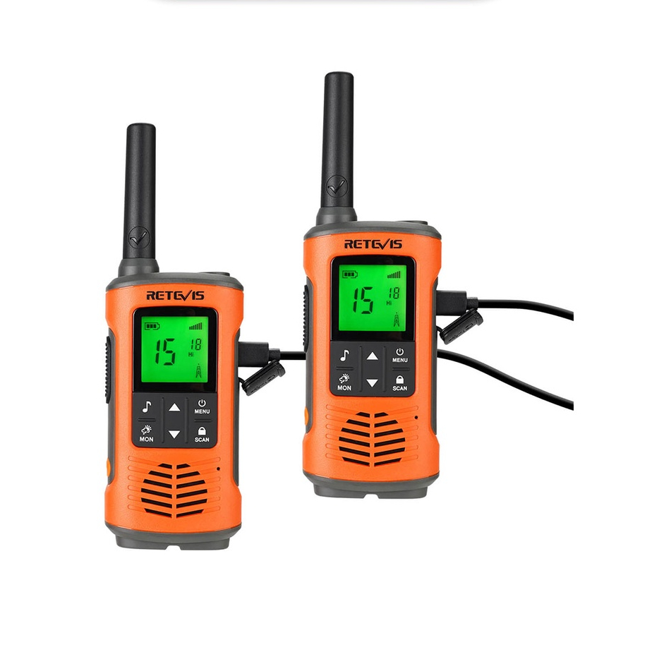 Retevis RT45P Handheld Waterproof Walkie Talkies PMR446 Radio | Shopee ...