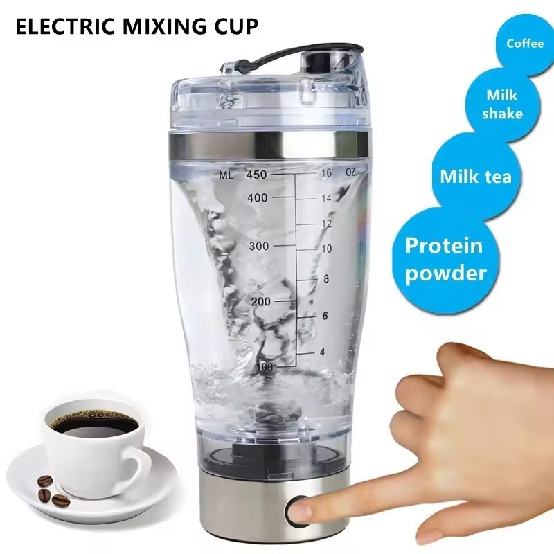 Electric Protein Shake Stirrer USB Shake Bottle Milk Coffee Blender ...