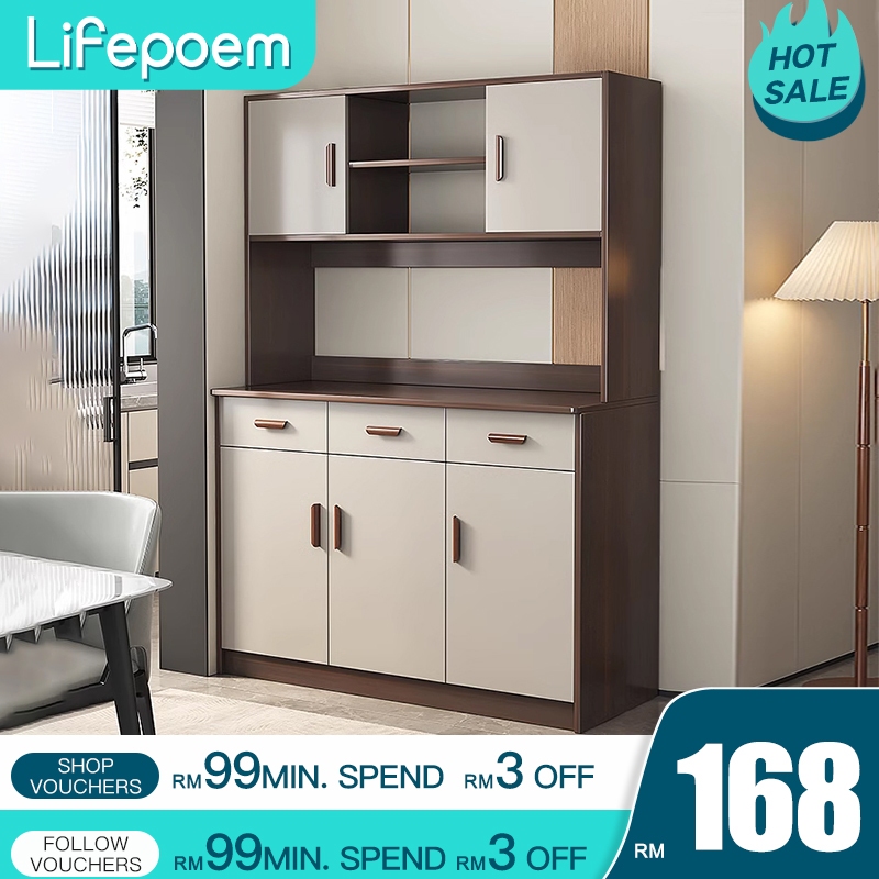 Kabinet Dapur Almari Dapur Bertutup Sideboard Cabinet Nordic Storage ...