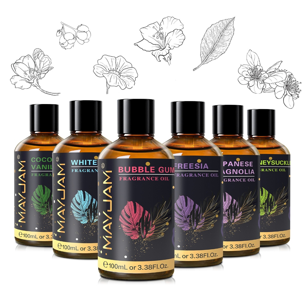 MAYJAM 100ML Fragrance Oils for Aromatherapy Diffuser Perfume Essential ...