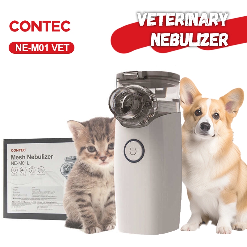 CONTEC NE-M01 VET Veterinary Portable Nebulizer Animal Handheld ...